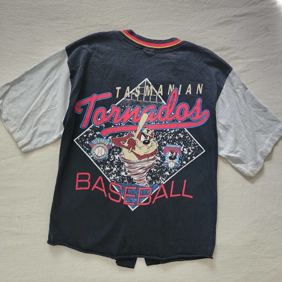 Nostalgic Baby Vintage | Shirts & Tops | Vintage Taz Baseball Jersey ...